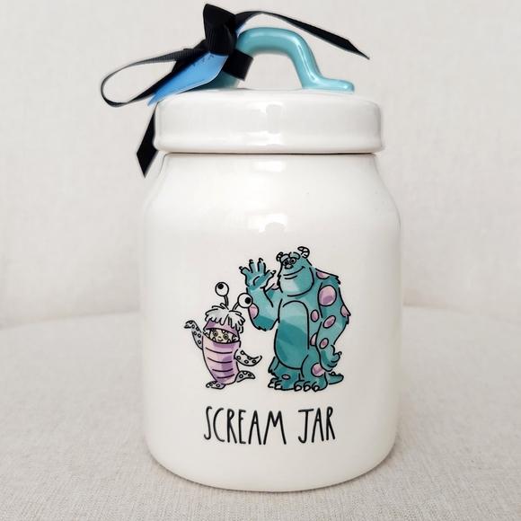 Rae Dunn | Kitchen | Rae Dunn Pixar Monsters Inc Scream Jar Small ...